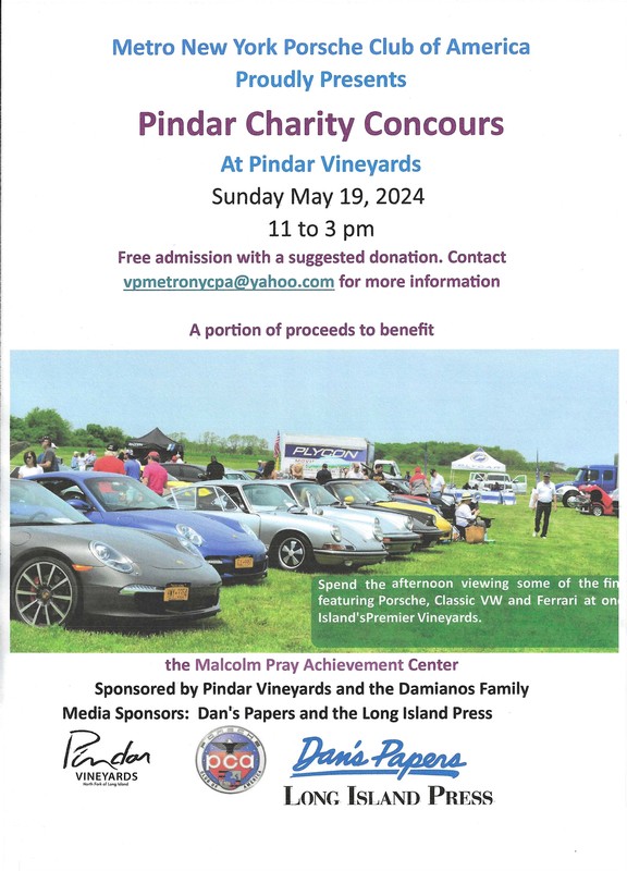 Pindar Vineyards - Event - Vintage Rally & Concours ~ sponsored by Dan ...